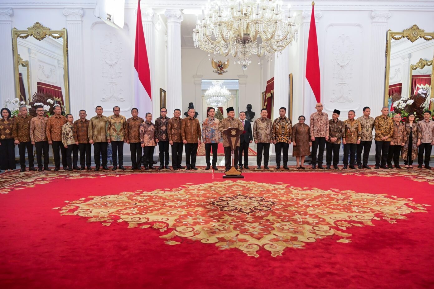 Daftar Nama-nama 54 Menteri Prabowo di Kabinet Merah Putih 2024-2029