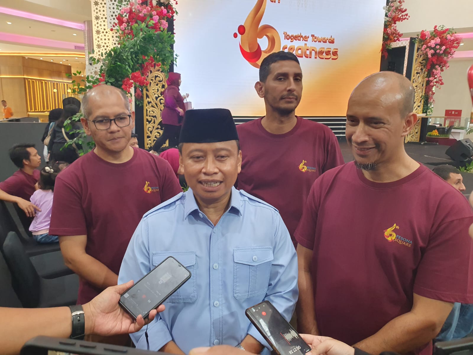 Hadiri Wedding Expo di Pesona Square, Begini Harapan Supian Suri