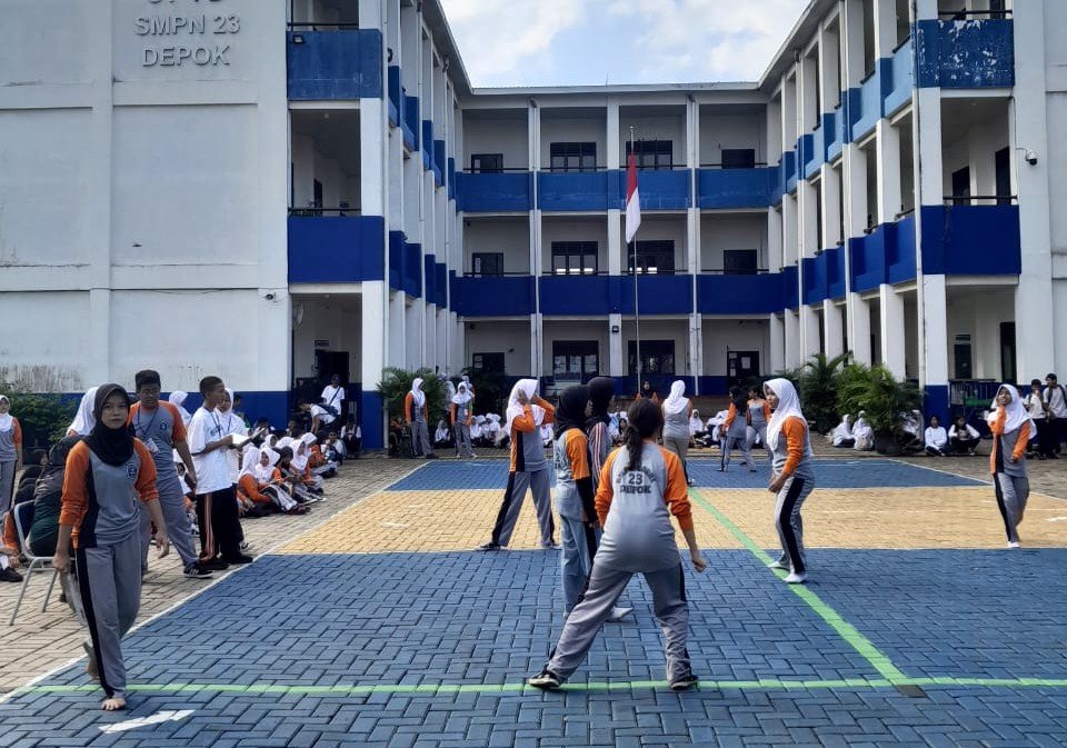 Siswa SMPN 23 Depok Bersatu dalam Semangat Sportivitas Class Meeting